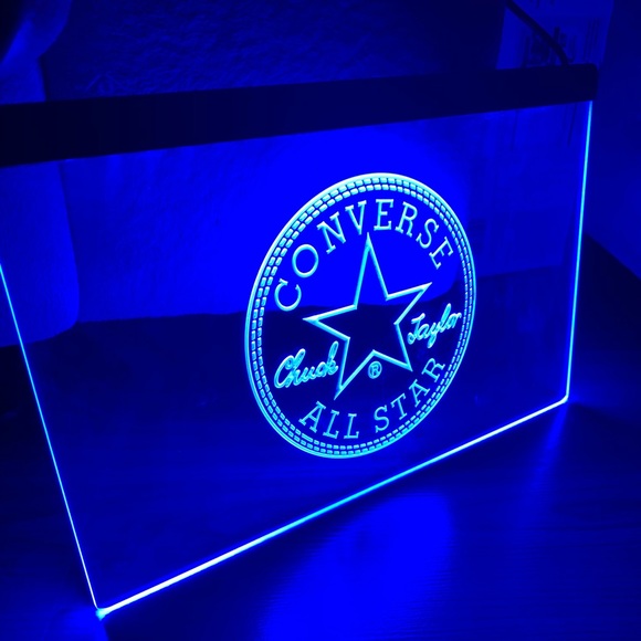Other | Converse All Star Led Neon Light Sign 8x12 | Poshmark